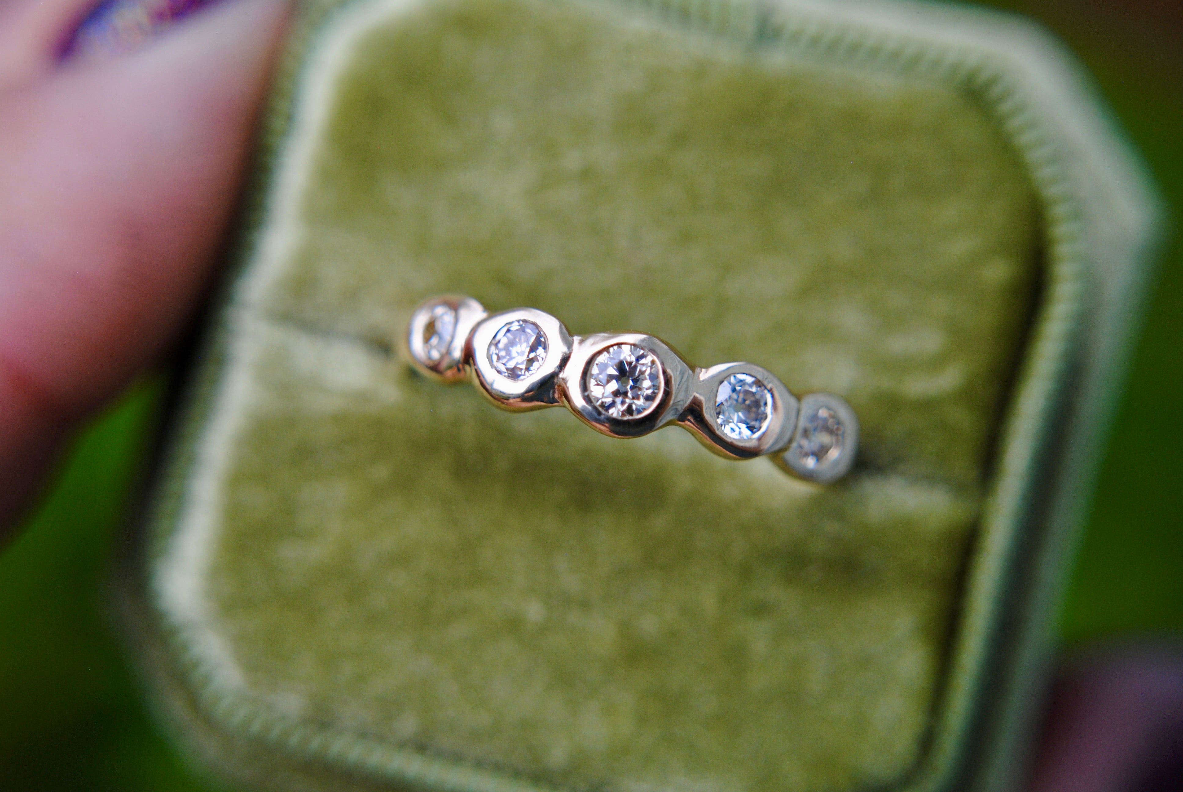 SPLENDOR RING - CHAMPAGNE OLD EUROPEAN CUT DIAMONDS – Vance Davidson ...